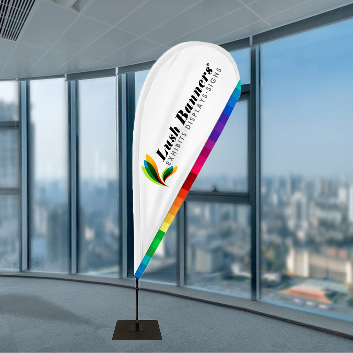 Grab Customers' Attention with Teardrop Banners - Lush Banner Blog