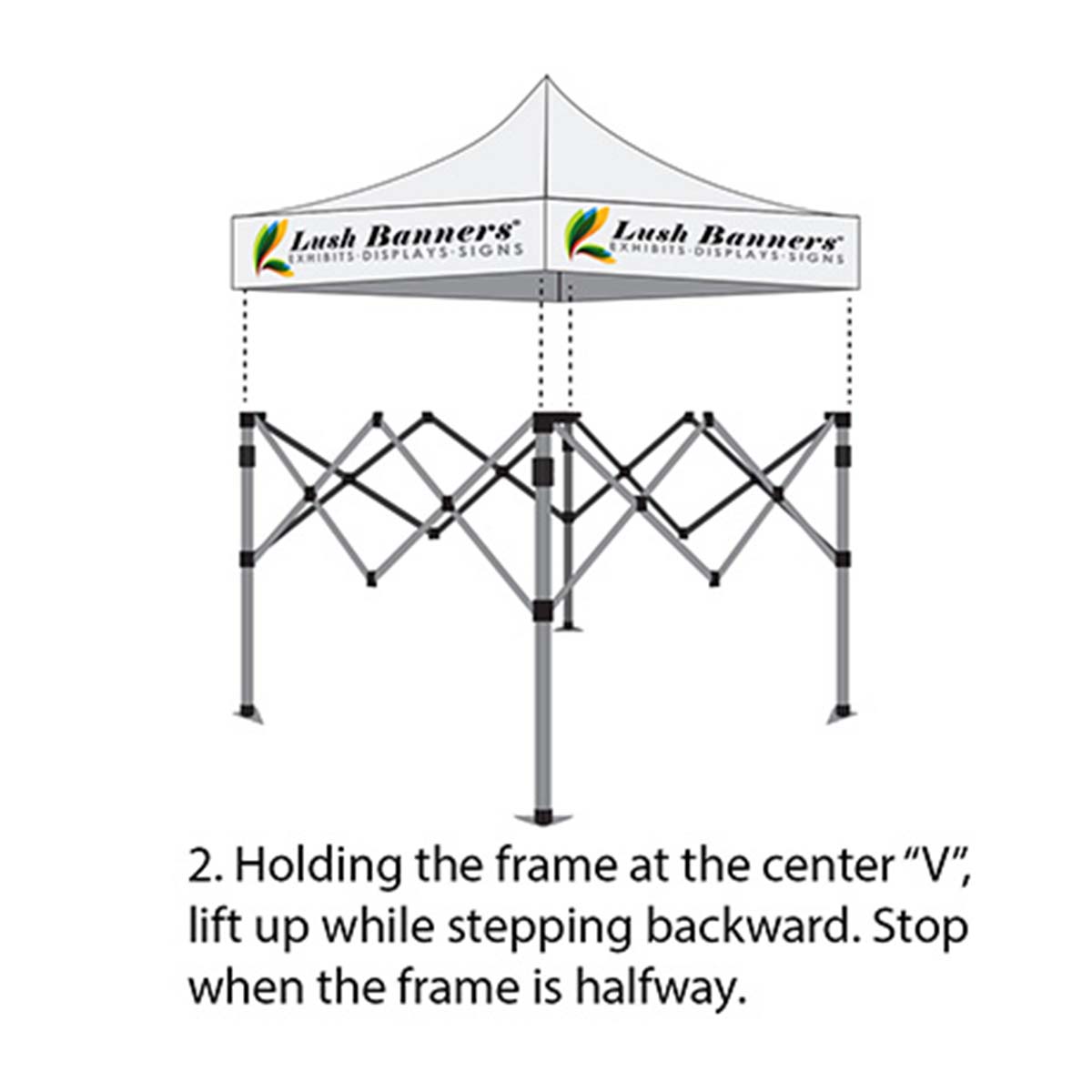 How to Assemble a Canopy Tent in Just 5 Easy Steps - Lush Banner Blog