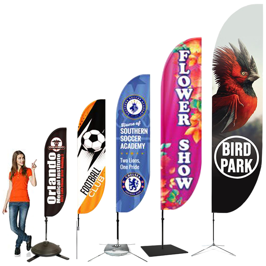 How To Use Feather Banners For Your Business Promotion? - Lush Banner Blog