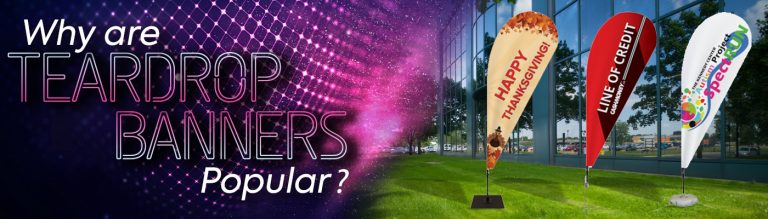 Why are Teardrop Banners Popular? - Lush Banner Blog